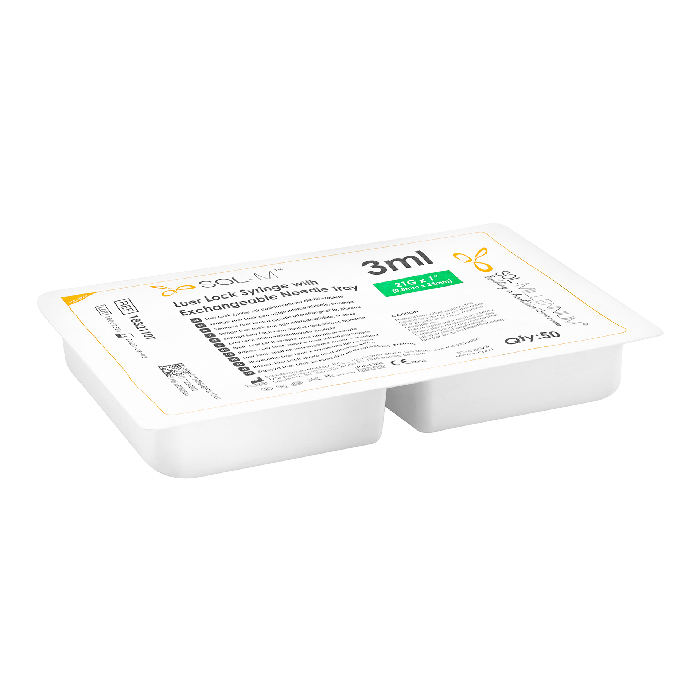 Sol-M™ 60ml Sterile L/L Syringe Rx Tray cs/6 Trays/20 Each | Tacy ...